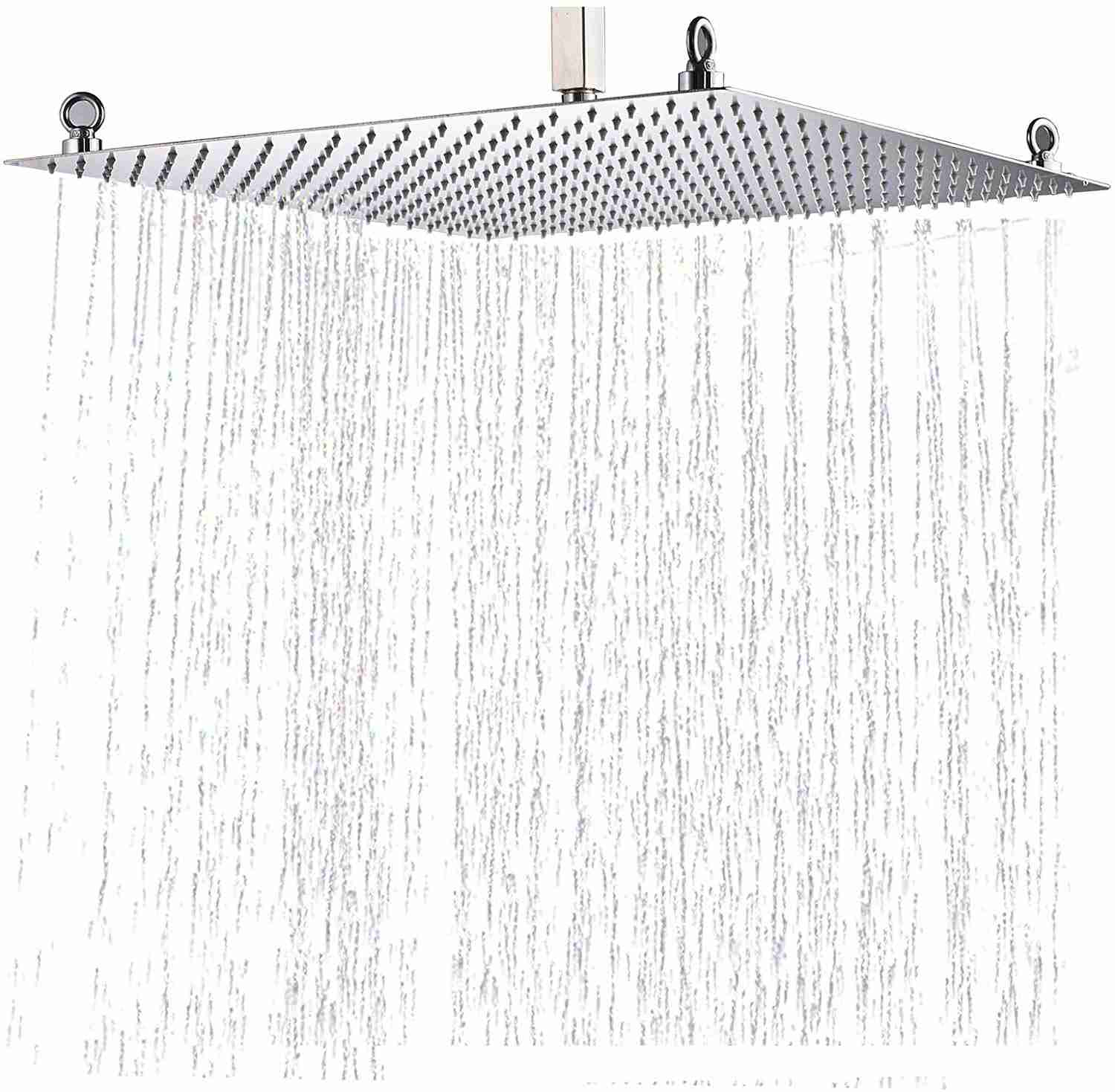 Rozin Bathroom Rain Shower Head Chrome Brass Ultrathin | Shower Head ...