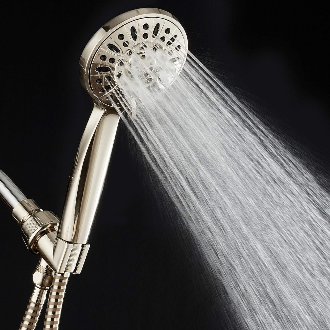 AquaDance High Pressure 6-Setting Handheld Shower Head review | Hello ...